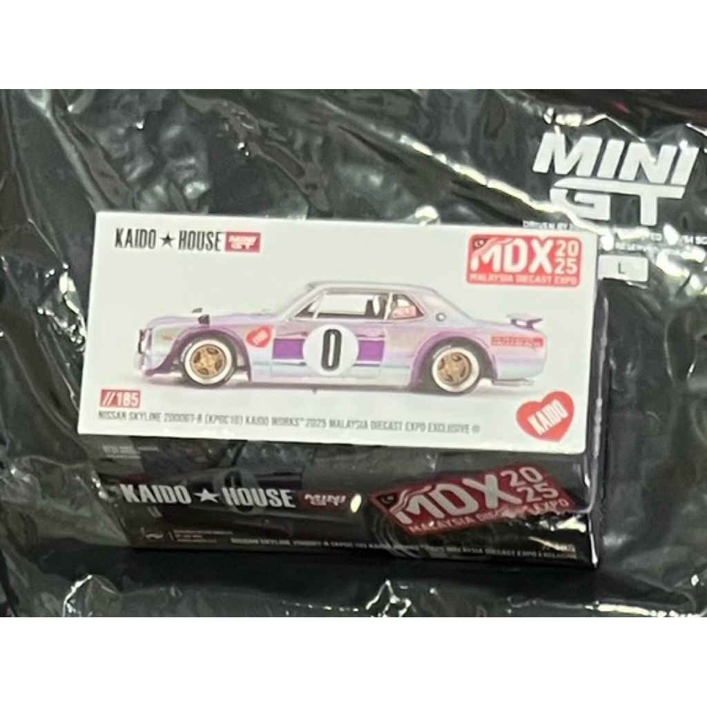 Mini GT Kaido Works MDX 2025 Nissan Skyline 2000GT-R (Hako #185 ...