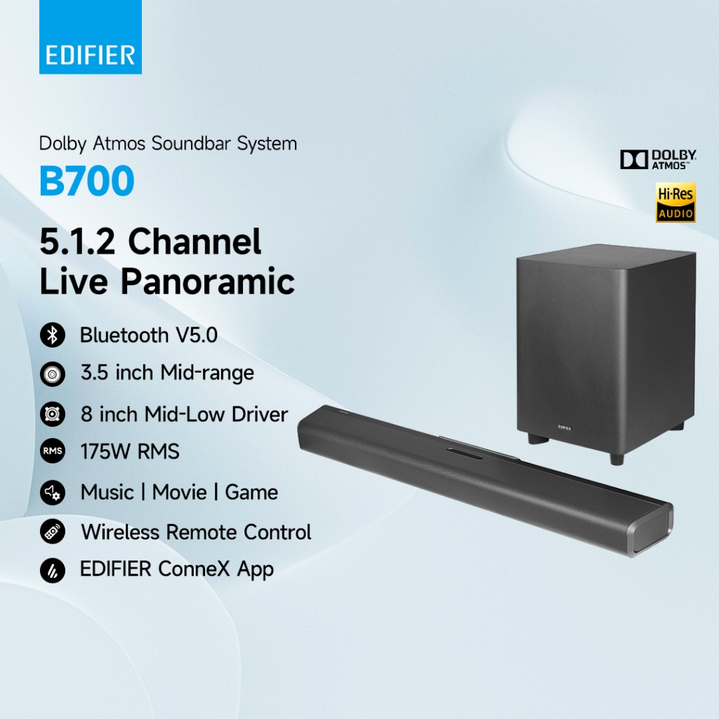 Edifier B700 Bluetooth Wireless 5.1.2 Soundbar Speaker | Shopee Malaysia