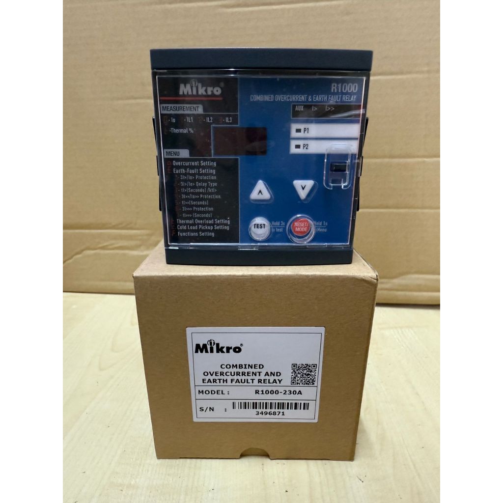 MIKRO Earth Fault and over current Relay R1000 (Replacement of NX1000A ...
