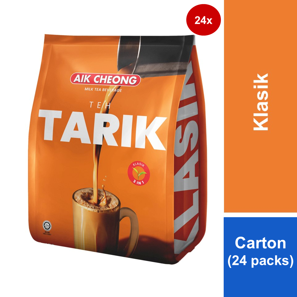 [Carton Deal] Aik Cheong 3 In 1 Teh Tarik Classic (12s x 38g) x24s ...