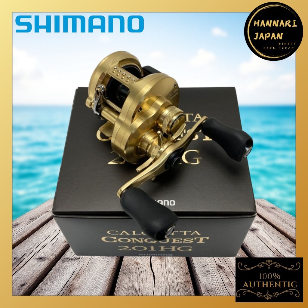SHIMANO Calcutta Conquest 2021 Baitcasting Reel – High Precision Round Reel for Bass Fishing ...