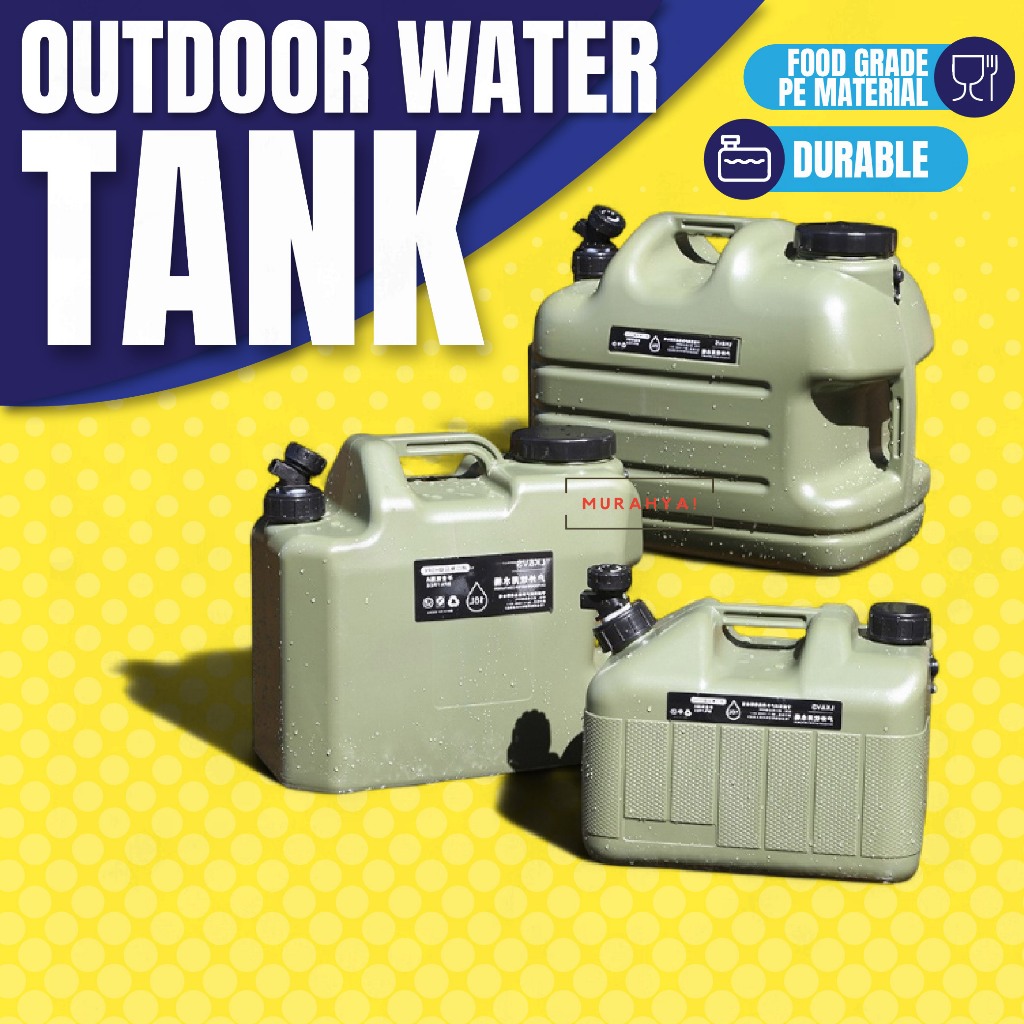 Camping Water Tank water Container Outdoor Portable Water bucket 12L ...