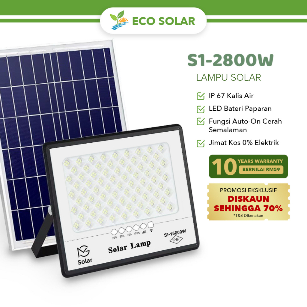 Lampu Solar Outdoor Waterproof Solar Light Outdoor Lightning Solar ...
