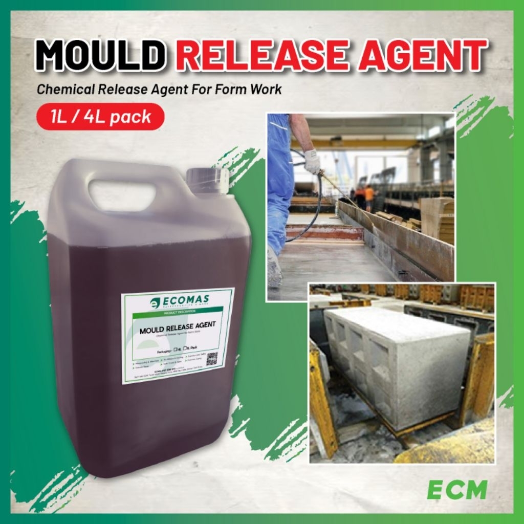 ABM MOULD OIL (1litre/4litre REPACKED) Mould Release Agent / Water ...