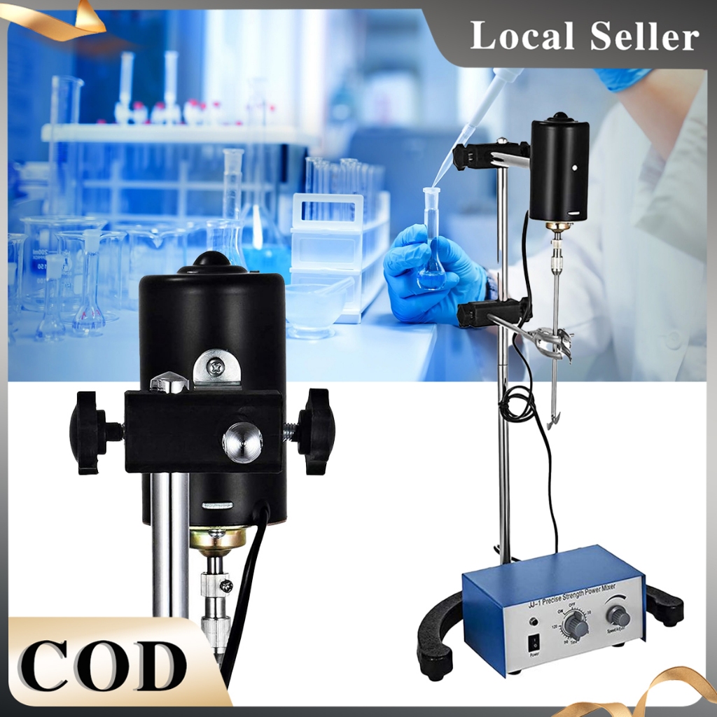 Laboratory Batch Mixer Electric Stirring Machine Dual Control Overhead ...