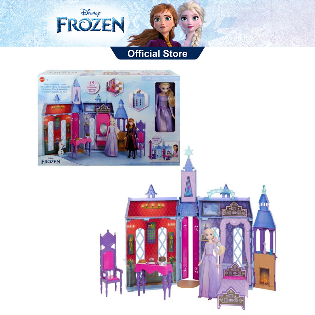 Disney Frozen Elsa's Arendelle Castle with Elsa Doll (HLW61) | Shopee ...