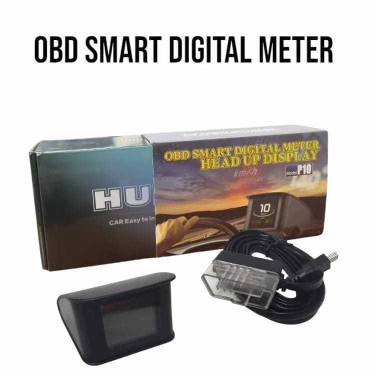 OBD SMART DIGITAL METER EAD UP DISPLAY MODEL P10 - SPEED / WATER TEMP ...