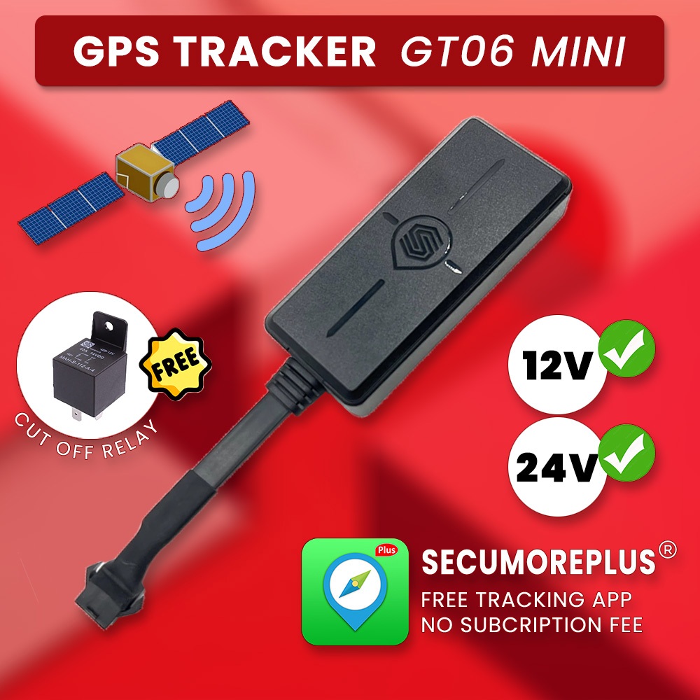 SECUMORE PLUS GPS Tracker Global GPRS GSM Wired Tracking System FREE APP Remote Cut Off LKGPS ...