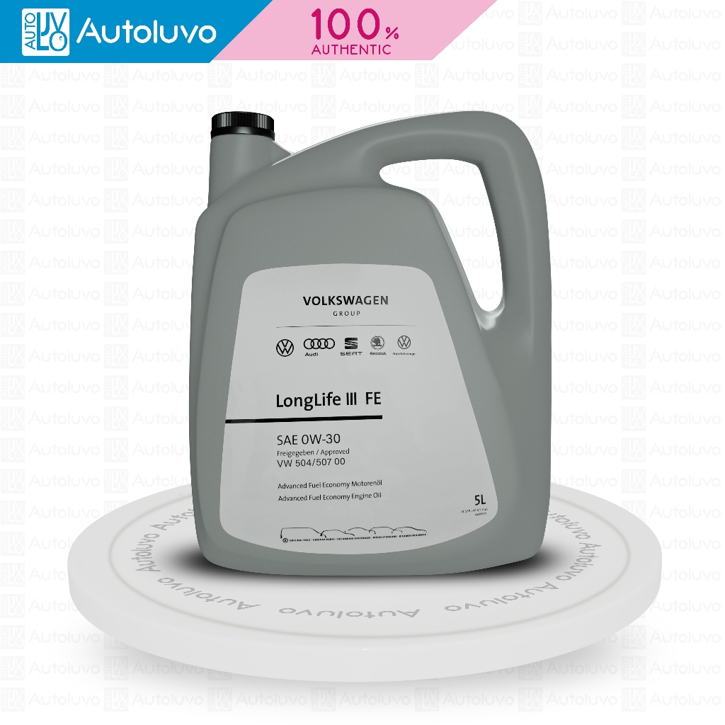 [Genuine] VW Engine Oil 0w30 Fully Synthetic Motor Oil (1 liter or 5 ...