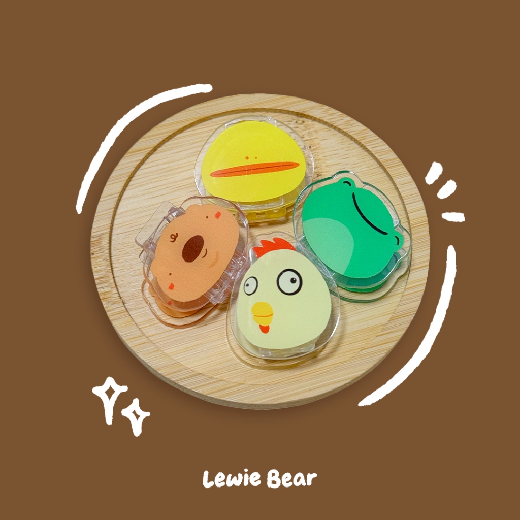 Lewie Bear Acrylic Paper Clip | Shopee Malaysia