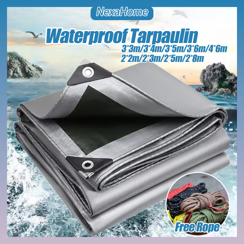 Waterproof Tarpaulin Canvas Sunshade Rainproof PE Oxford Camping Car ...