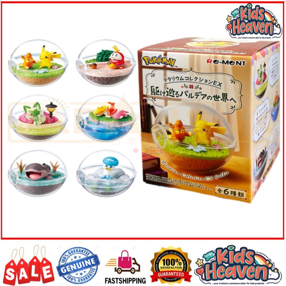 Re-Ment - Pokemon Terrarium Ex Paldea (100.0% Original) | Shopee Malaysia