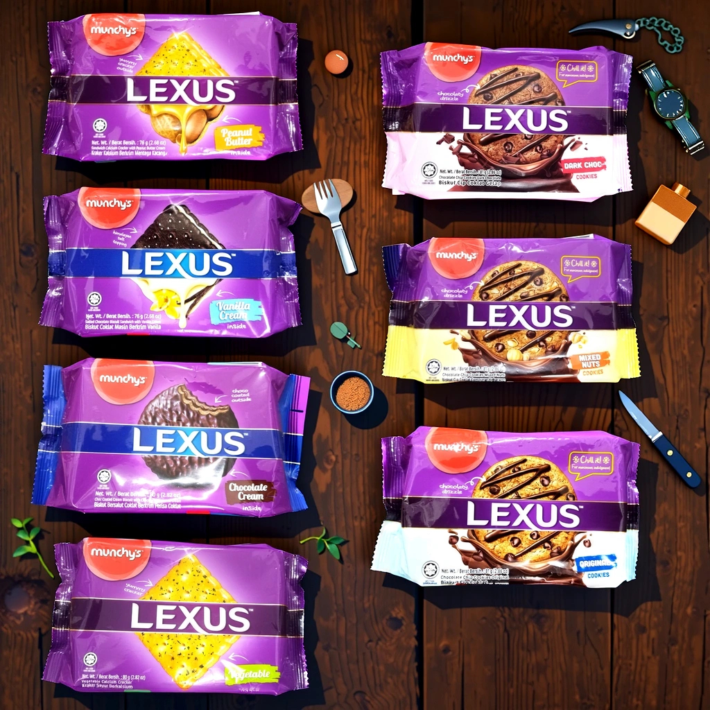 🍪 Munchy's LEXUS Biscuits & Cookies | 1 Pack | Multiple Flavours ...