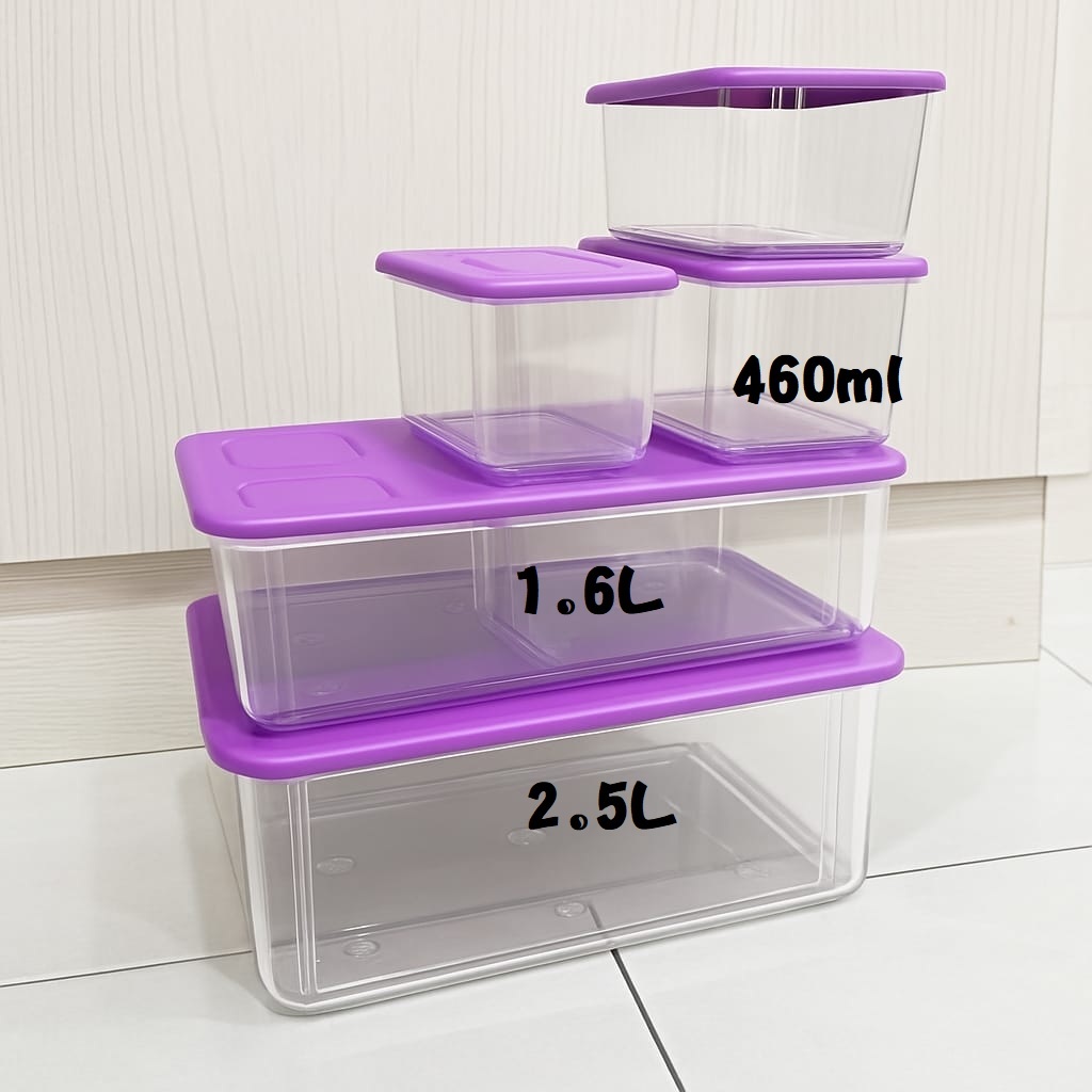 Tupperware Fresh N Clear Set 5pcs with box 5pcs or Without Box 2pcs/ 4 ...
