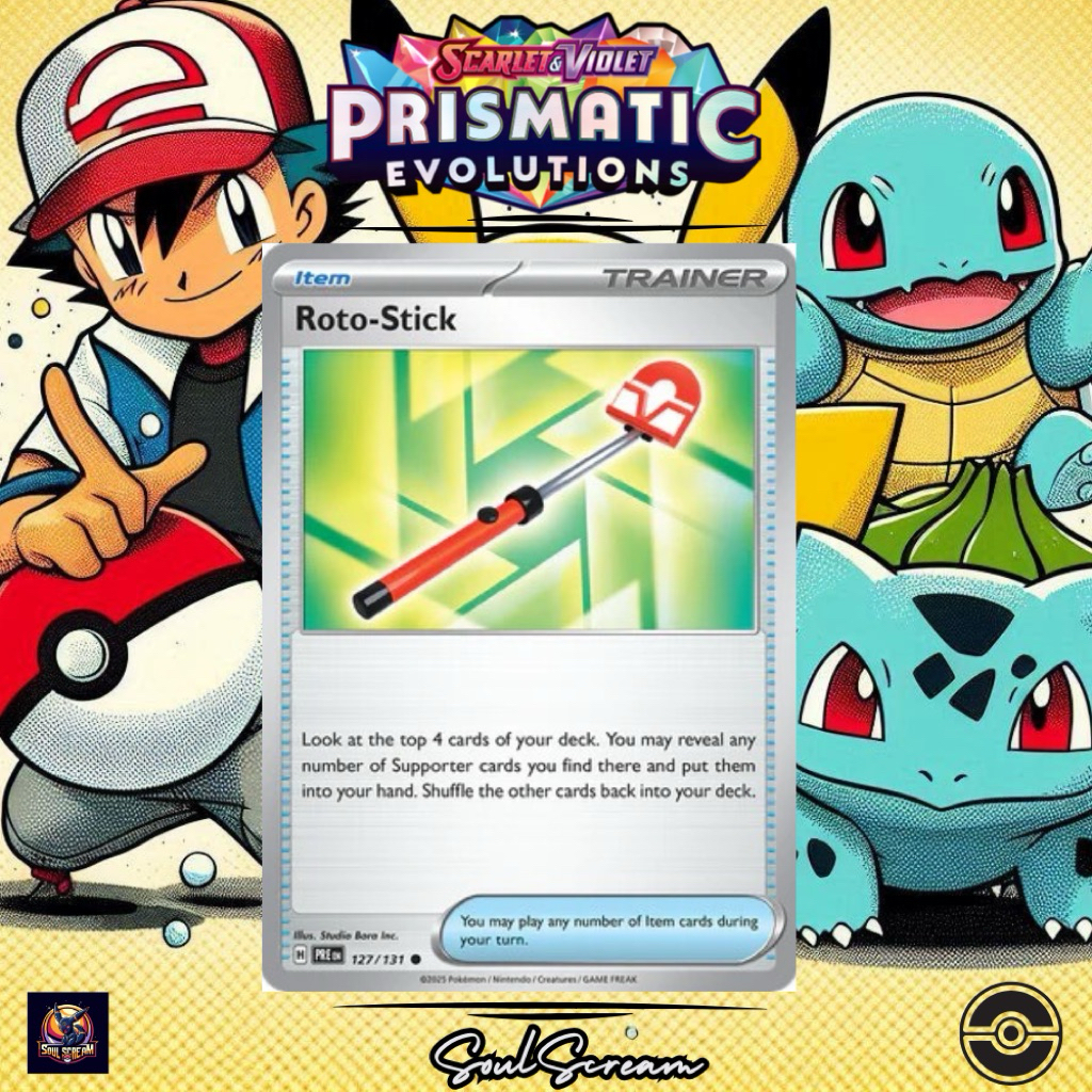 Pokemon TCG Roto Stick Prismatic Evolutions | Shopee Malaysia