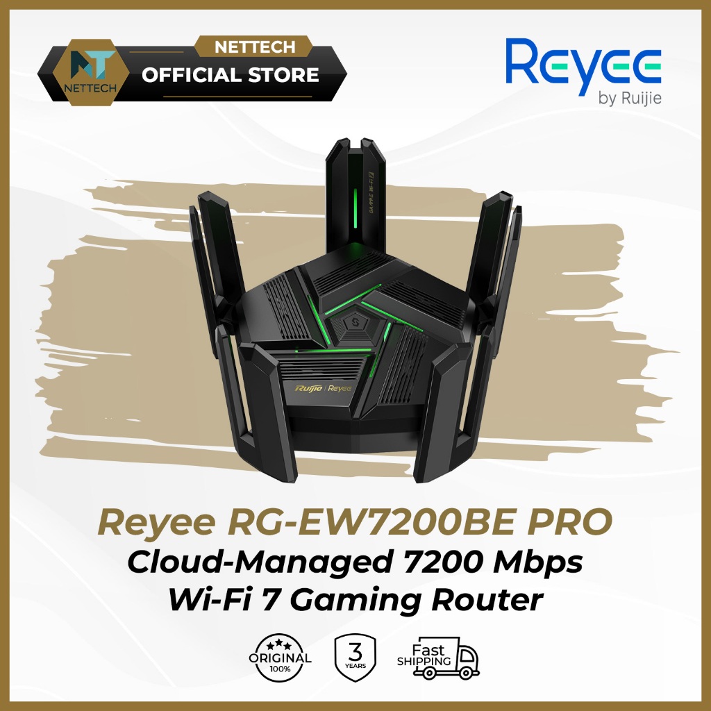 Reyee by Ruijie RG-EW7200BE PRO Cloud-Managed 7200 Mbps Wi-Fi 7 Gaming ...
