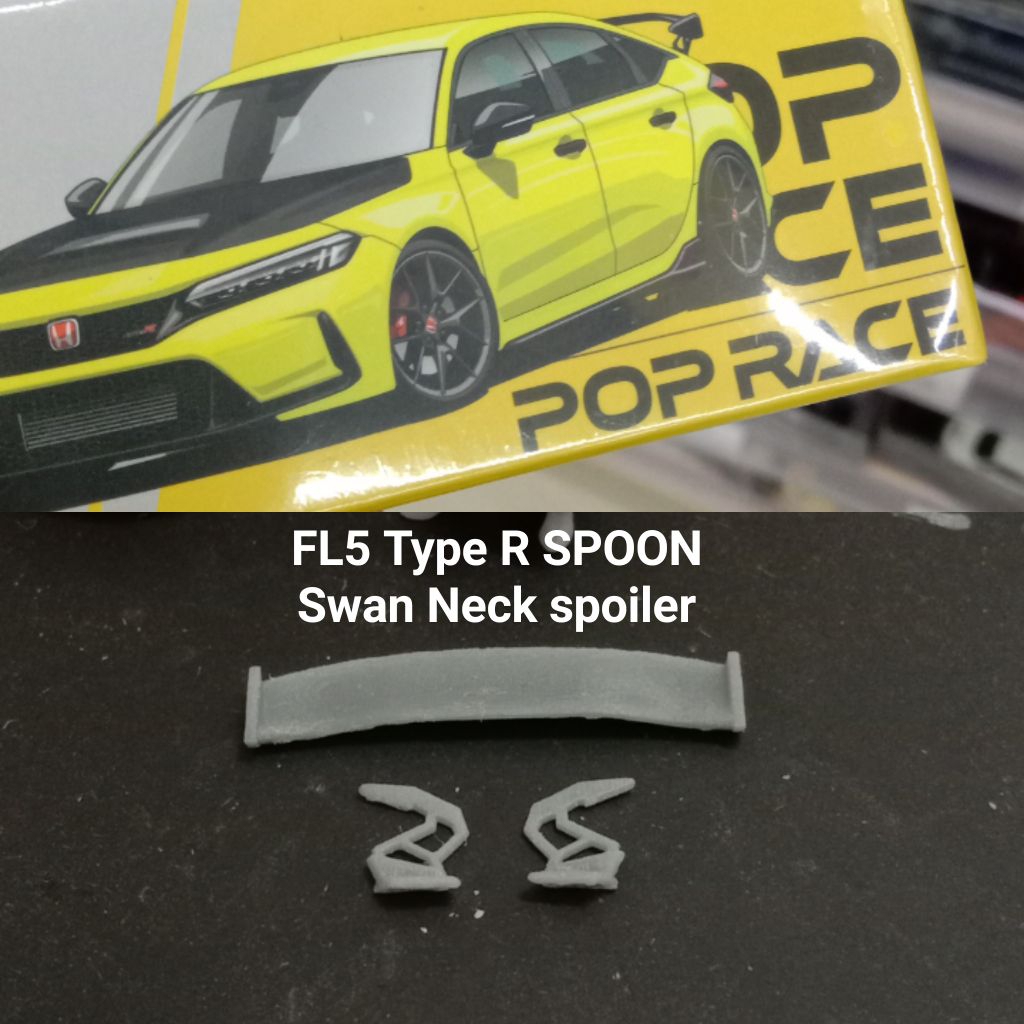FL5 TYPE R Swan Neck SPOON wing VOLTEX gt wing type 2 for honda FK2 FK8 ...