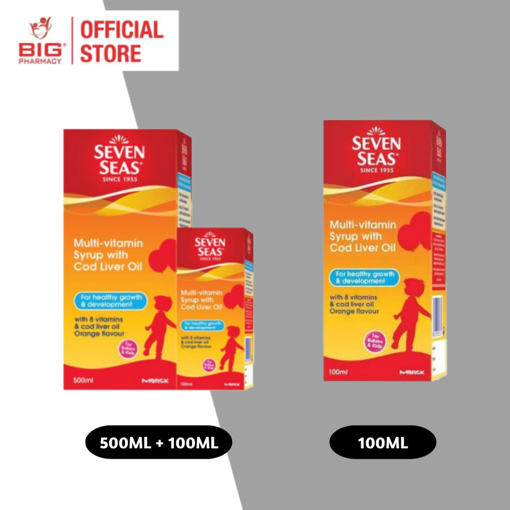 Seven Seas Multivitamin Syrup with Cod Liver Oil | Shopee Malaysia