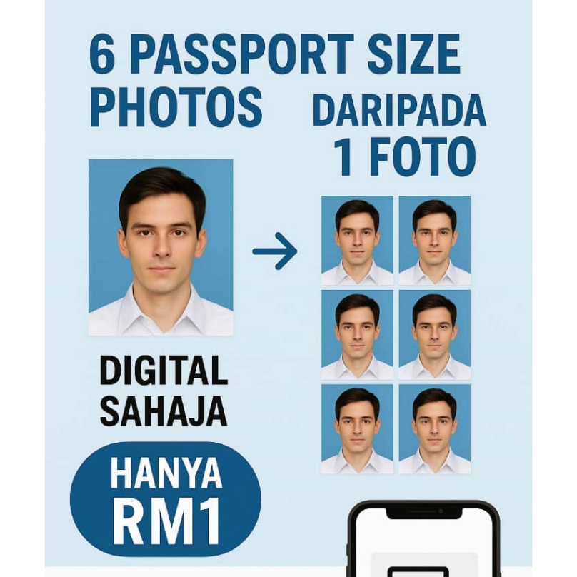 6 Gambar Pasport Digital Hanya RM1! [DIGITAL PRODUK] | Shopee Malaysia