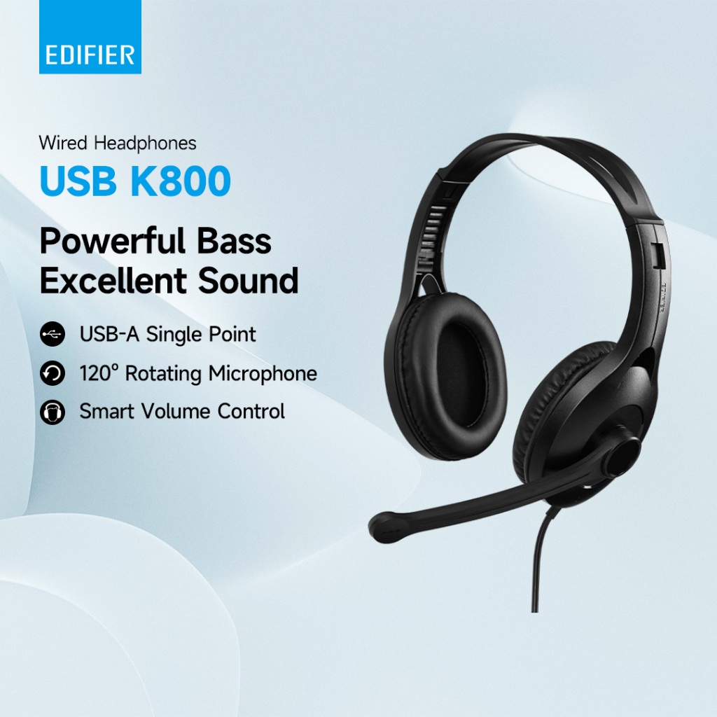 Edifier USB K800 Wired USB Headset for Computer Laptop | Shopee Malaysia