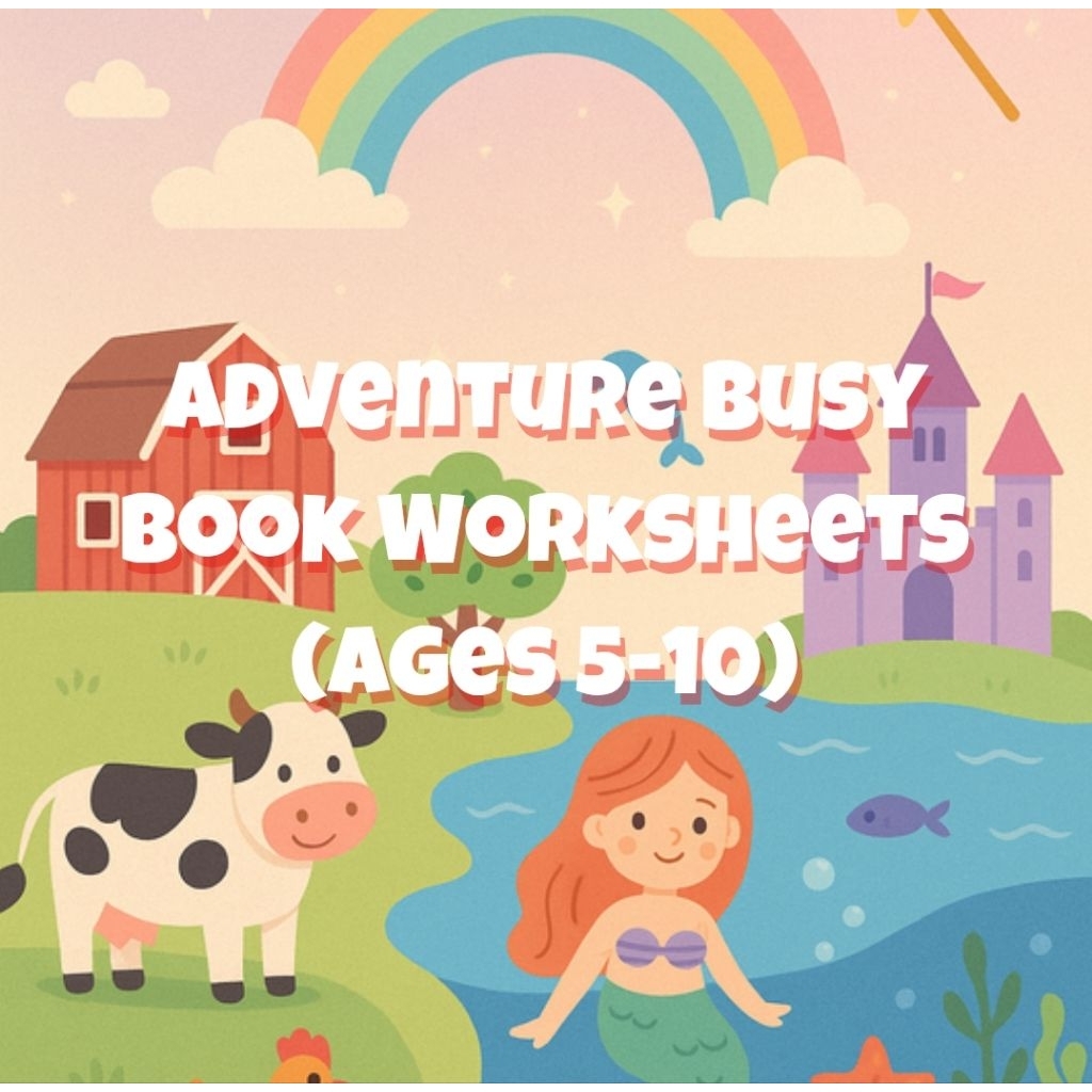 Adventure Busy Book Worksheets (Ages 5-10) | Shopee Malaysia