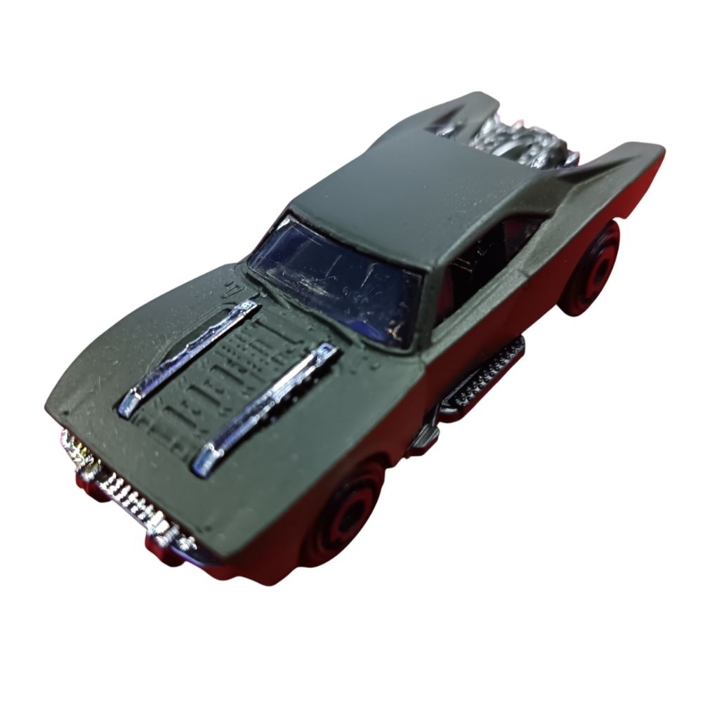 Hot Wheels Batman Gotham version in army green Batmobile toy car ...