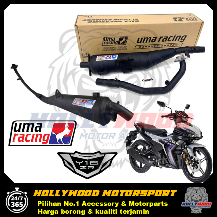 EXHAUST UMA RACING BACK PRESSURE / TRU PRESSURE FOR YAMAHA Y16 Y16ZR ...