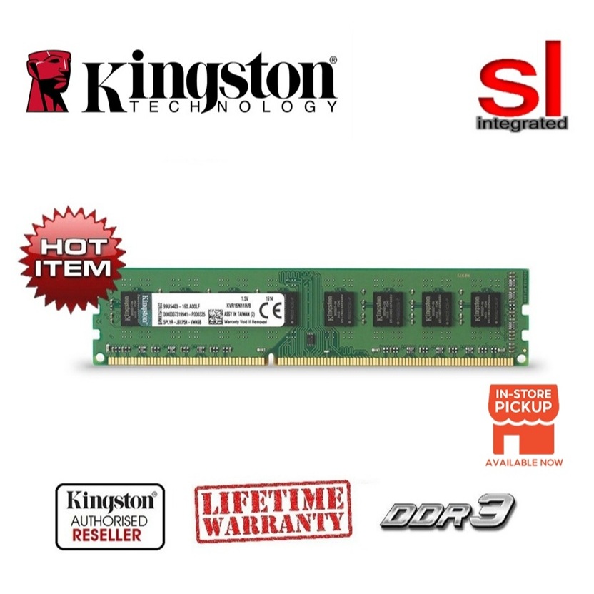 Kingston KVR16N11/8WP Value DDR3-1600-8GB PC RAM | Shopee Malaysia