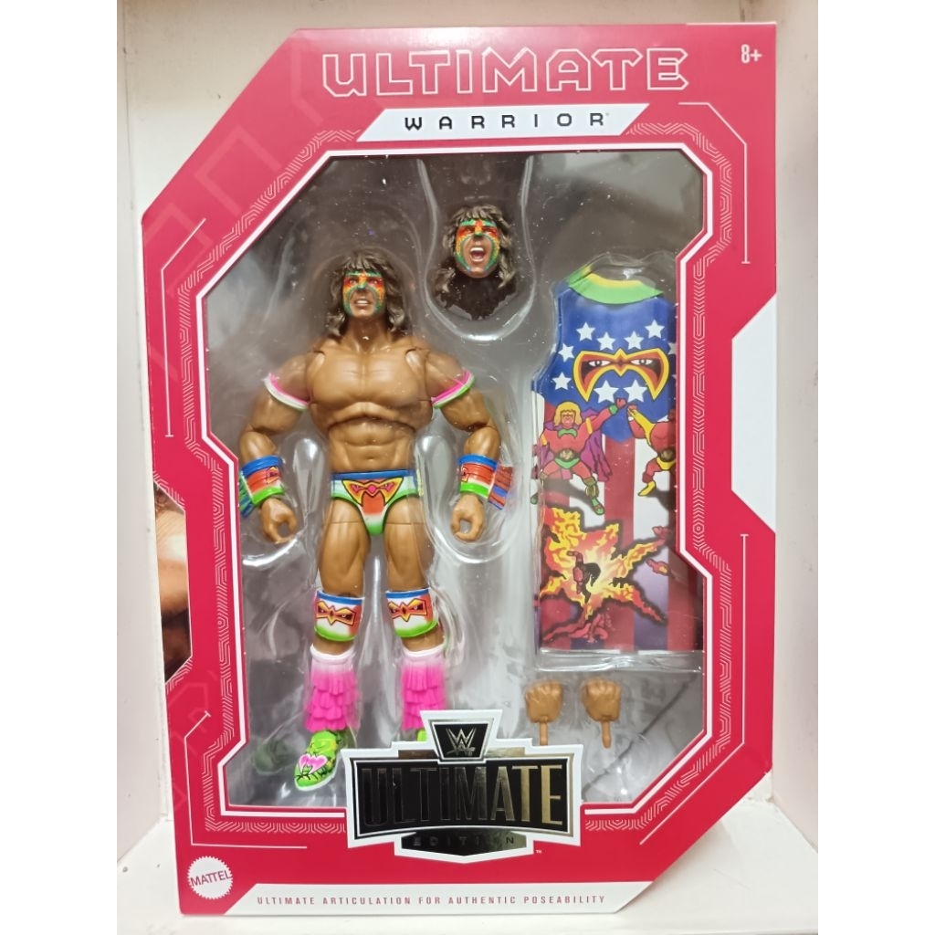 Mattel WWE Legends Ultimate Edition Ultimate Warrior Wrestling Action ...