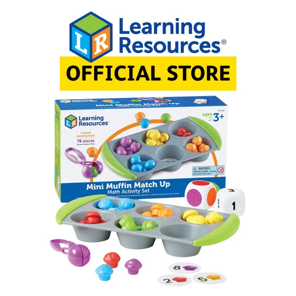 Learning Resources Mini Muffin Match Up Math Activity Set- Age 3 ...
