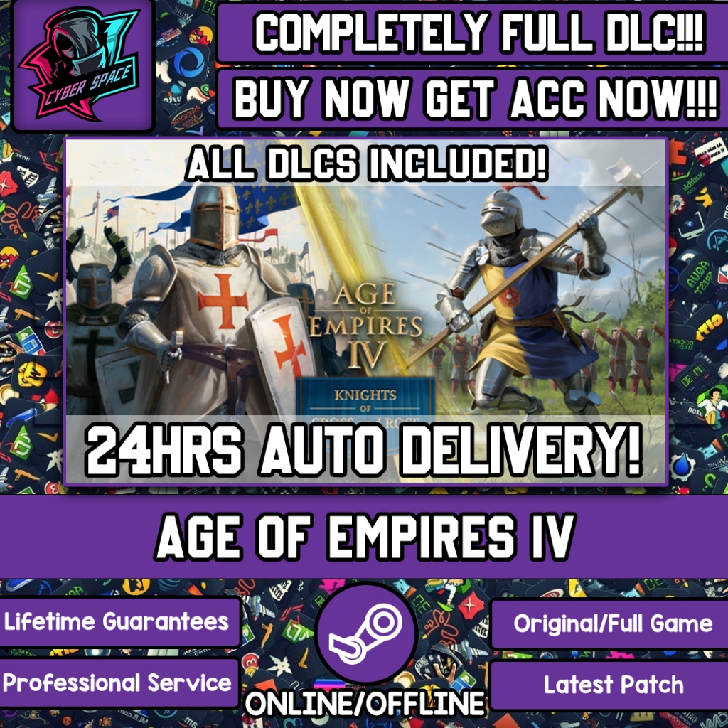 Age of Empires IV [Auto Delivery] [Steam Offline] (Full DLC) Cyber ...