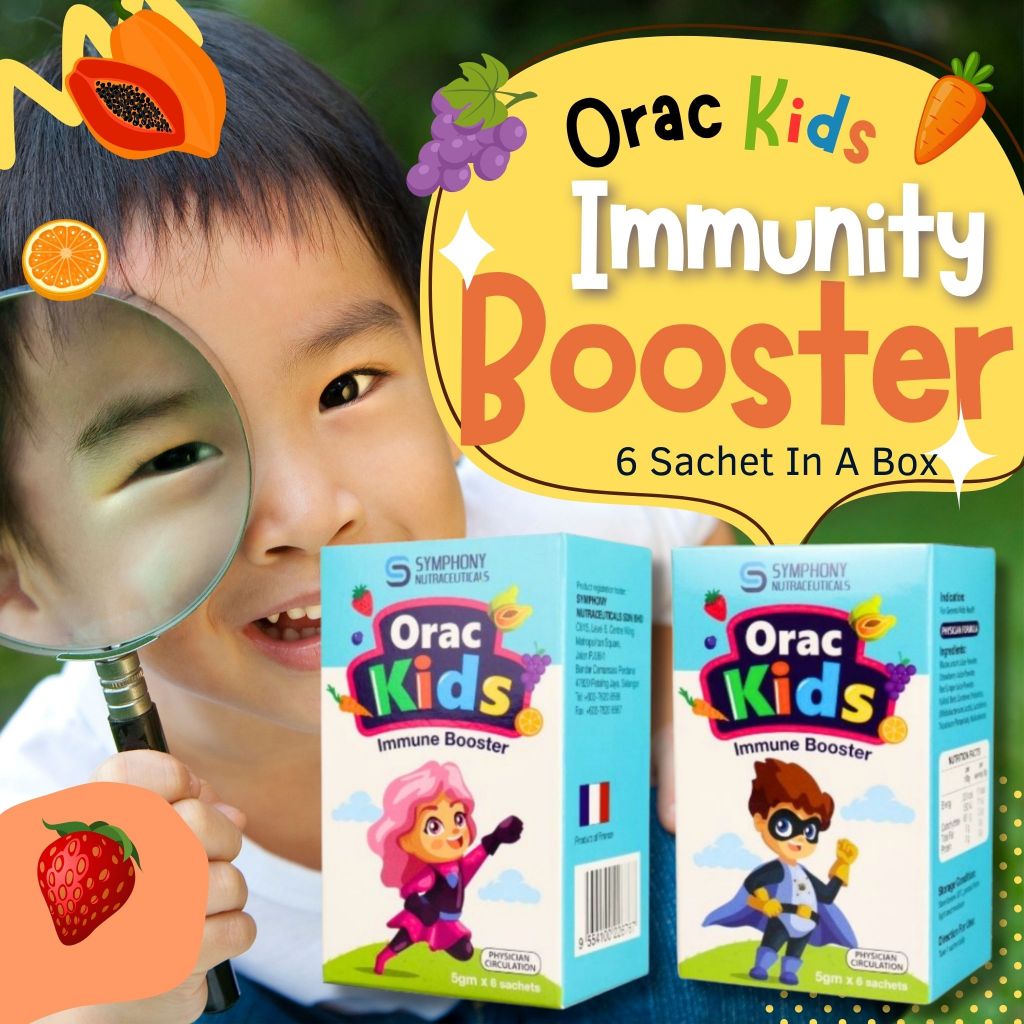(READY STOCK) Orac Kids Immune Booster 5 Gm x 6 Sacc [EXP 09/26 ...