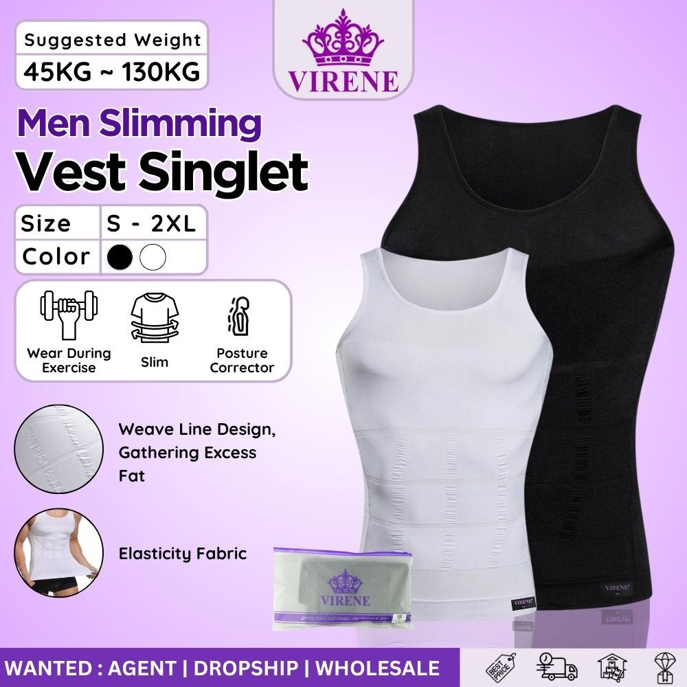 Man Singlet Men Slimming Singlet Shaper Body Slim Shirt Shapewear Waist ...