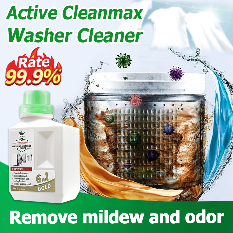 CROWN Washing Machine Cleaner（500g）Front Load Top Load Powder ...