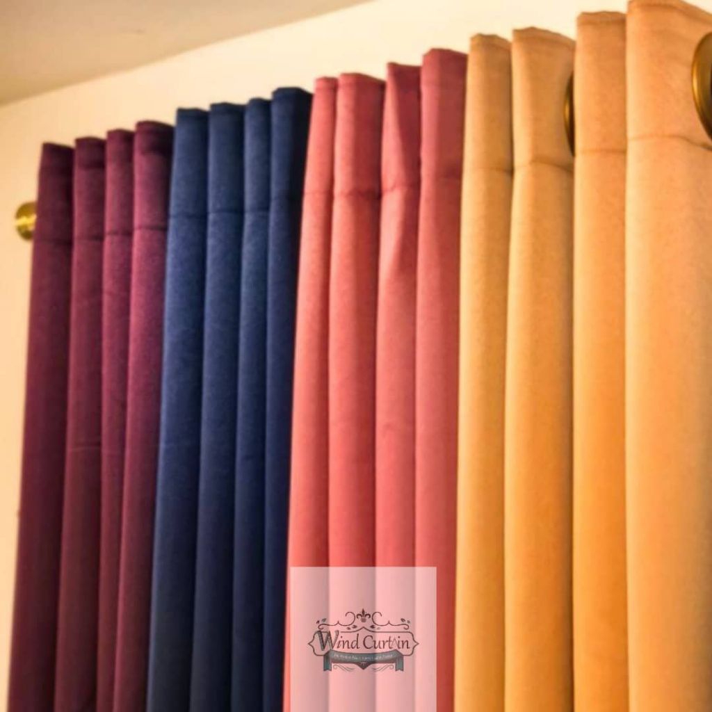 Matt-Langsir Blackout 70%,W140cm&H218cm,Free Hooks/Ring,Langsir Siap ...