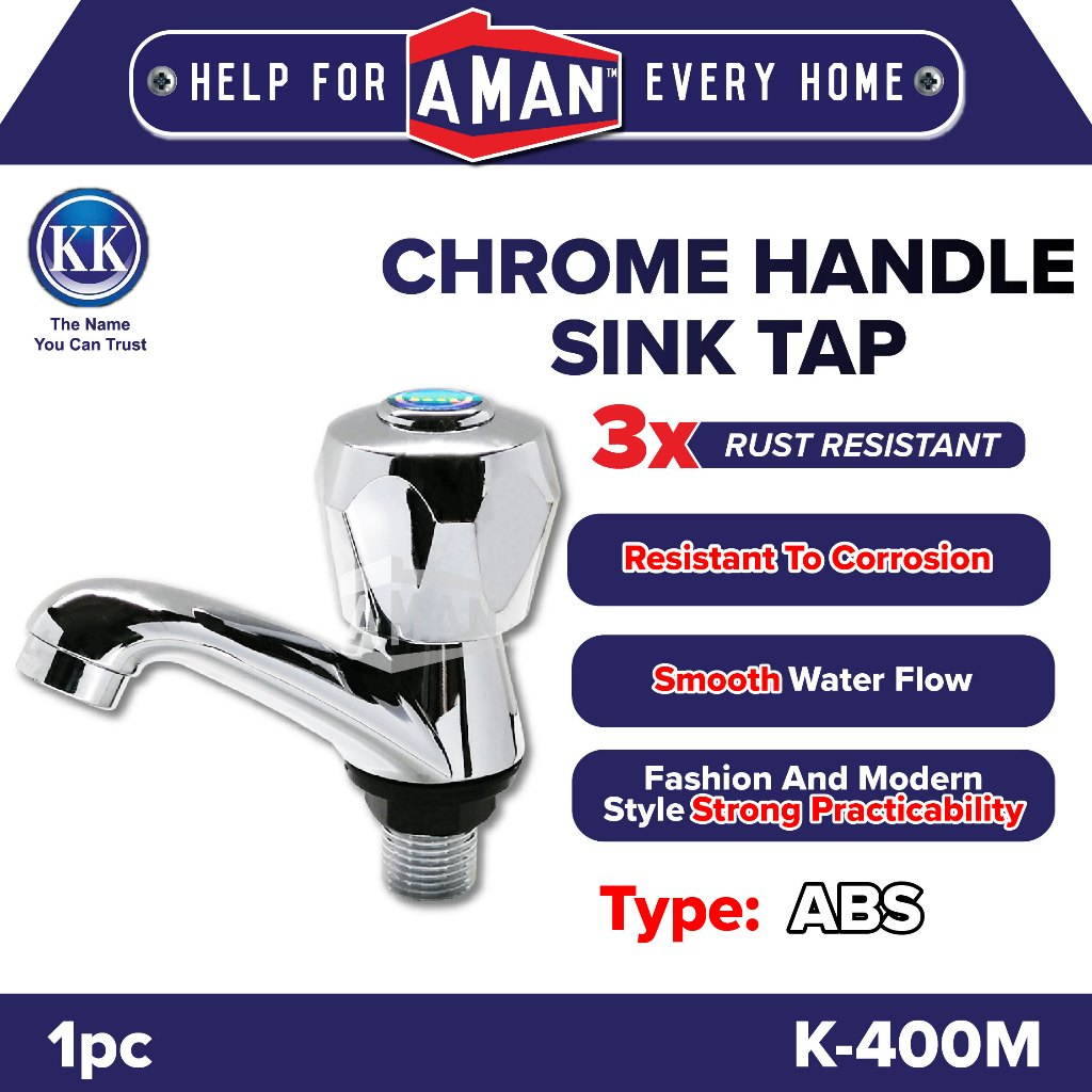 KK BRAND Bib Tap Faucet Bibtap Chrome Wall Tap Pillar Tap Sink Tap Water Tap Basin Tap Faucet ...