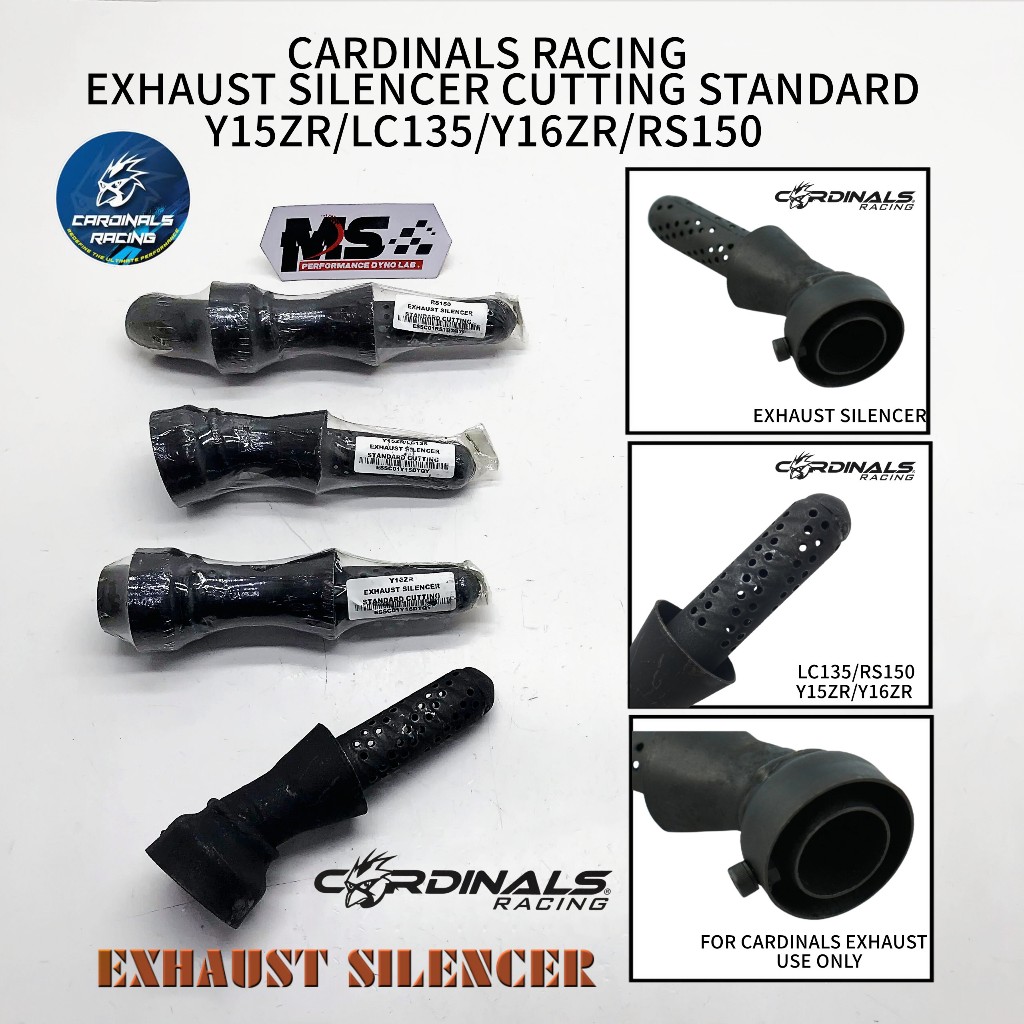Cardinals Exhaust Silencer Standard Cutting Y15ZR/LC135/Y16ZR/RS150 ...