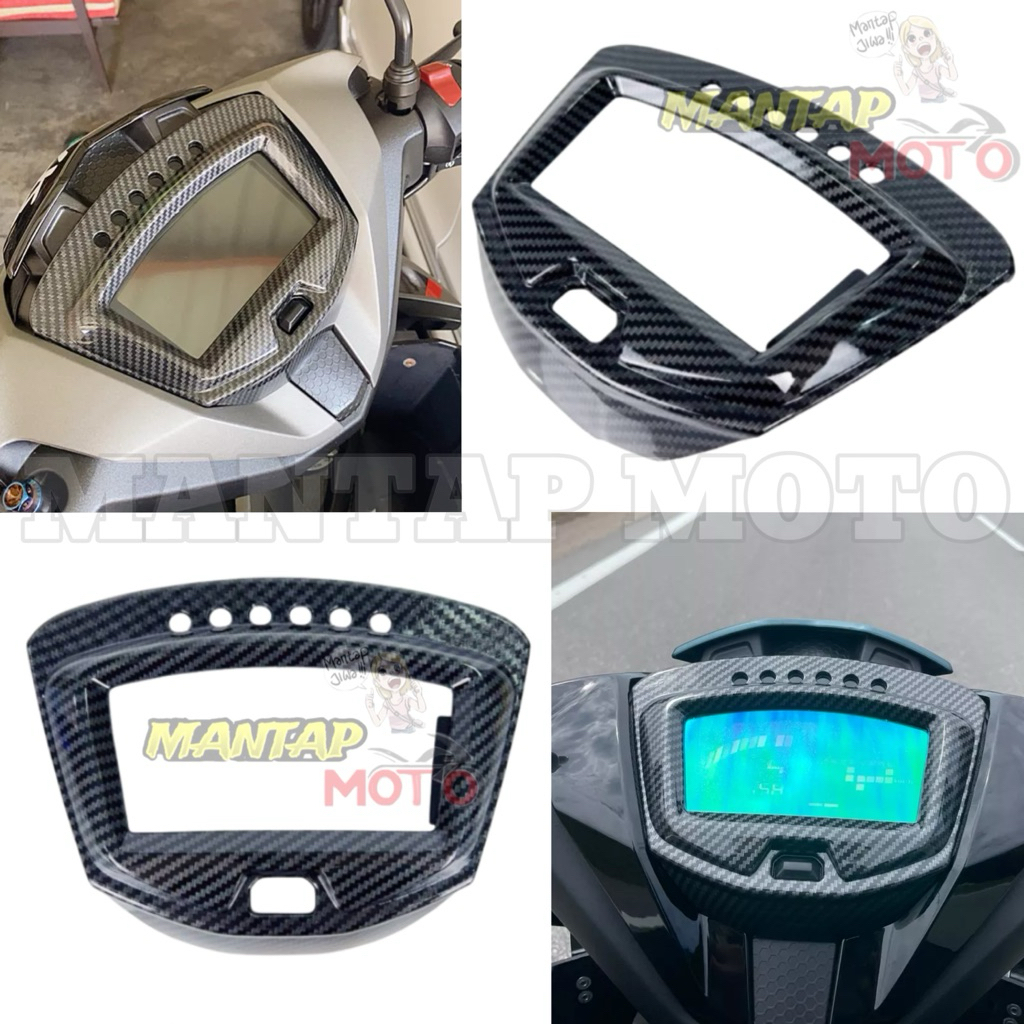 [ CARBON ] METER FRAME COVER ( NO LENS ) YAMAHA Y15ZR Y15 V2 SPEEDO ...