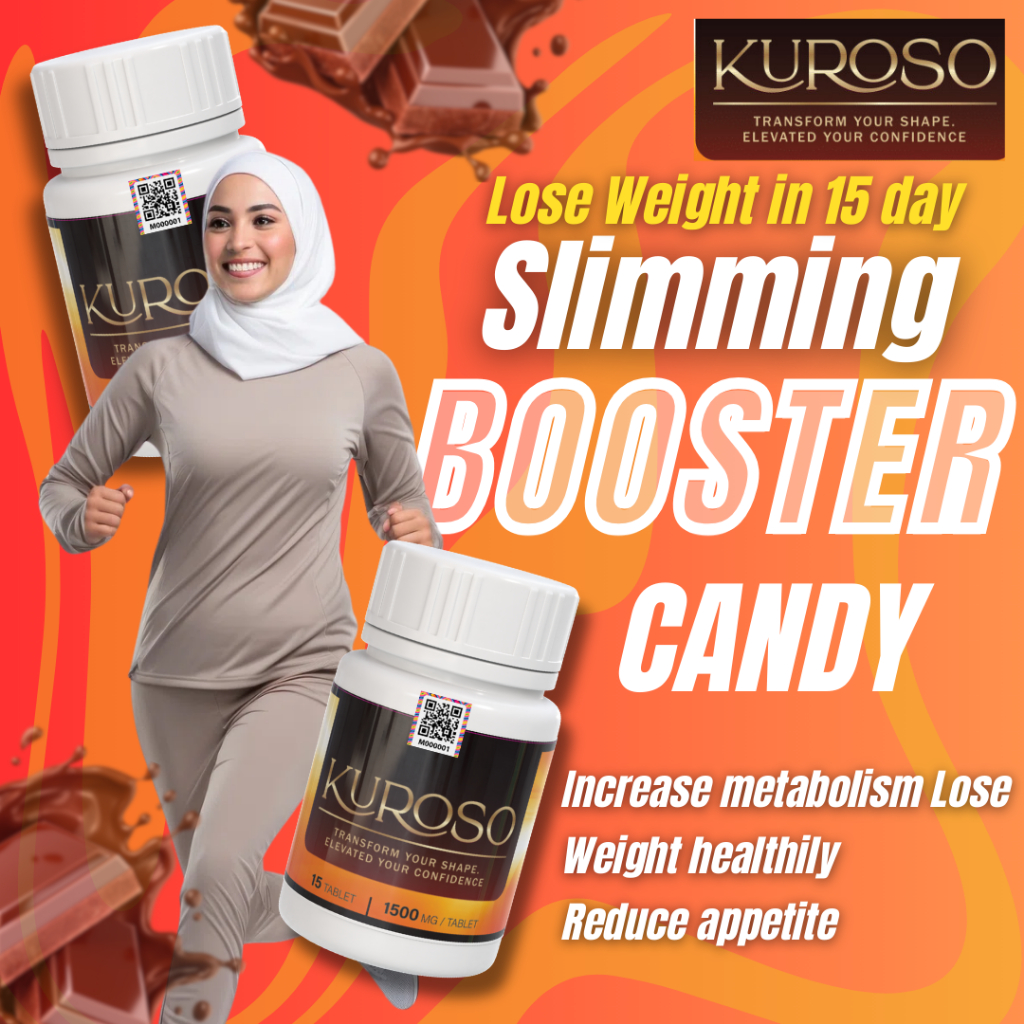 Kuroso Slimming Weight Loss Ubat Kurus Badan Dengan Cepat Gula-gula ...