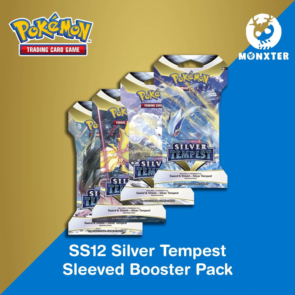 Pokémon TCG: Sword & Shield SS12 Silver Tempest Booster Pack (Sleeved) | Shopee Malaysia