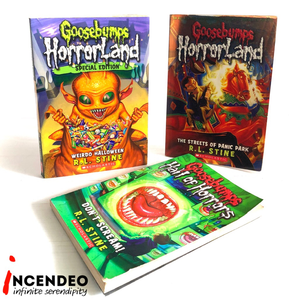 Goosebumps Horror Land Story Books (3 Books) | Shopee Malaysia