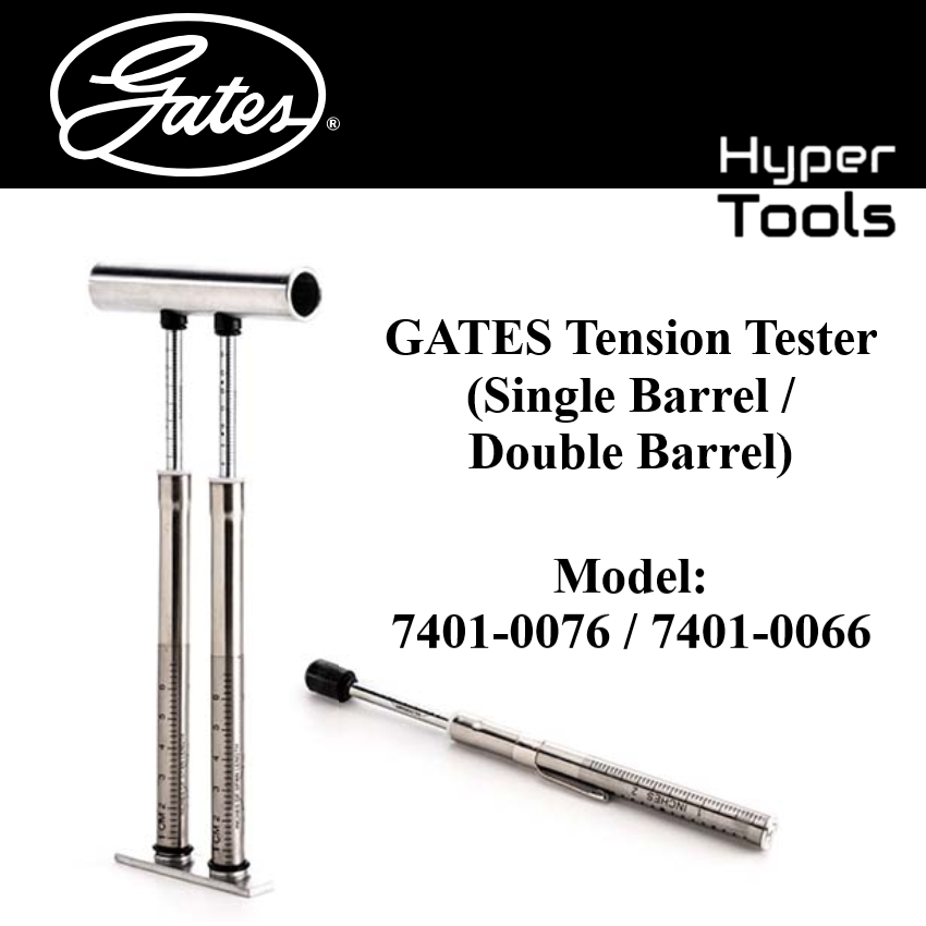 GATES Tension Tester (Single Barrel (30lb) / Double Barrel (66lb ...