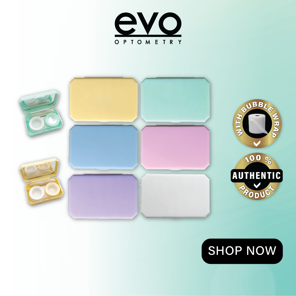 evo A10 Candy Color Contact Lens Casing Set Lenses Case | Shopee Malaysia