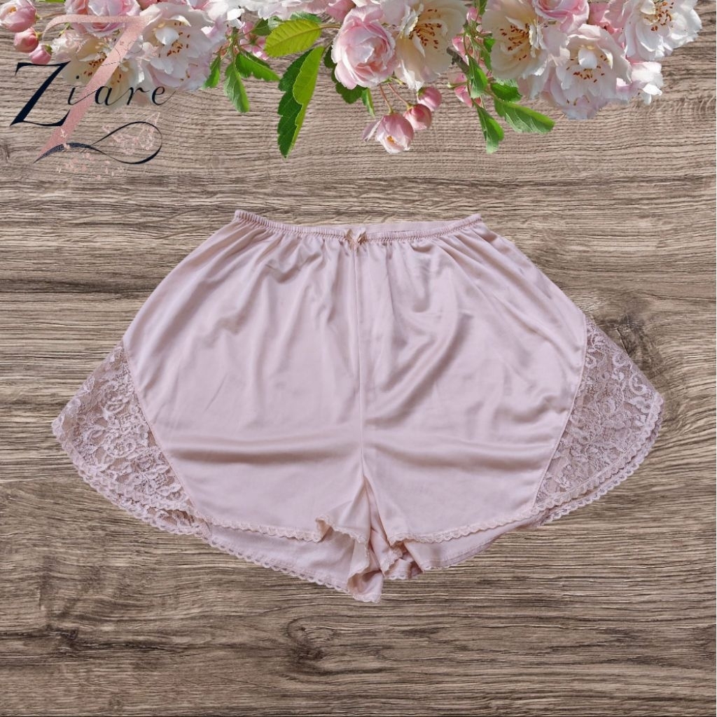 LLS464 (size M) Women's nylon tap pant with lace | Shopee Malaysia