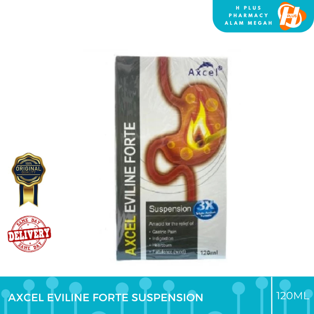 [ORIGINAL PHARMACY STOCK] AXCEL EVILINE FORTE SUSPENSION 120ML | Shopee ...
