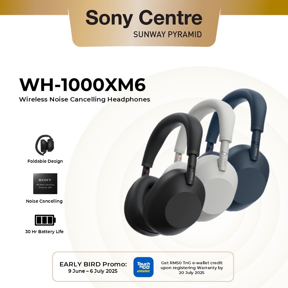 [READY STOCK] SONY WH-1000XM6 Wireless Noise Cancelling Headphones ...