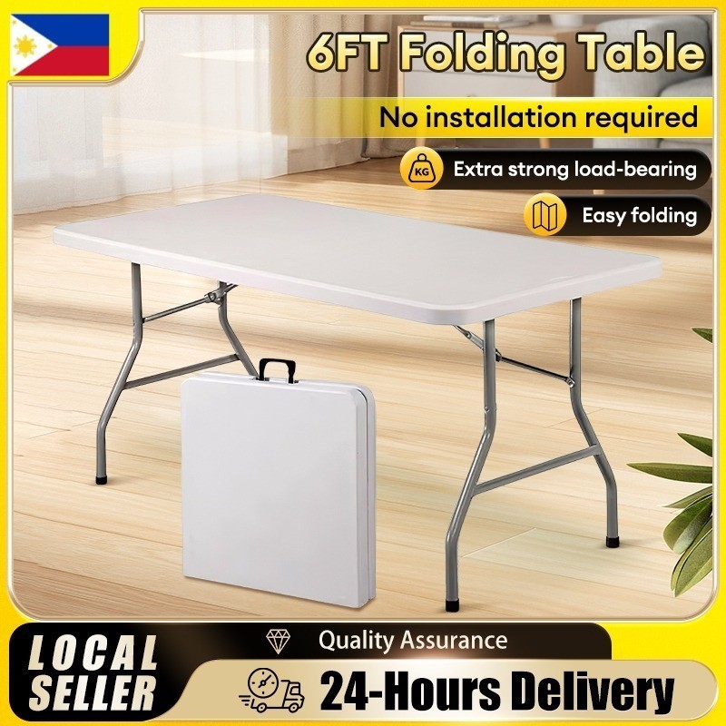 6FT Foldable Banquet Table Meja Banquet Lipat Camping Buffet Outdoor ...