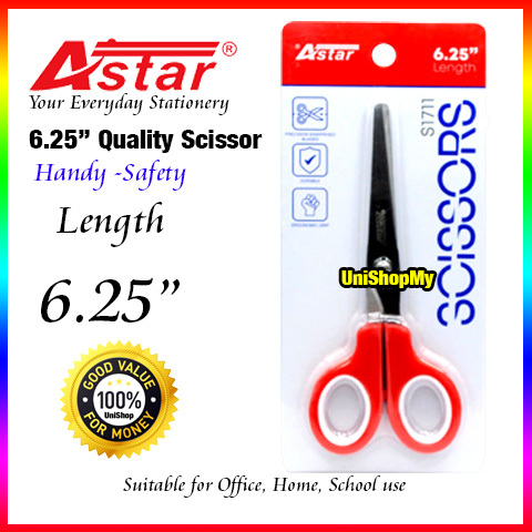 6.25" Scissor Stainless Steel Astar | Shopee Malaysia