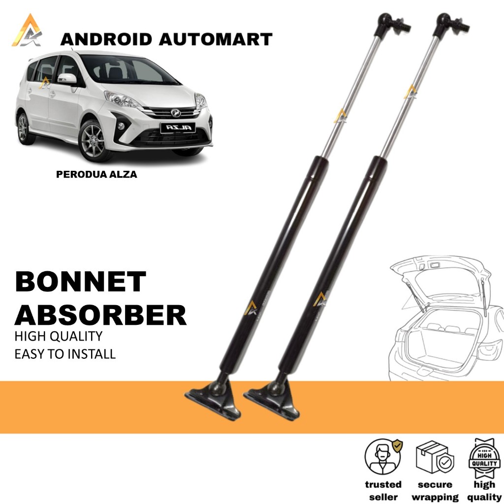 WARRANTY PERODUA ALZA REAR BONNET ABSORBER ABSORBER BONET BELAKANG ALZA ...