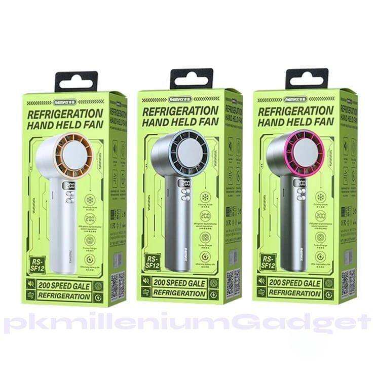 {COMPIT} REMAX RS-SF12 Handheld High-Speed Fan with Strap Semiconductor ...